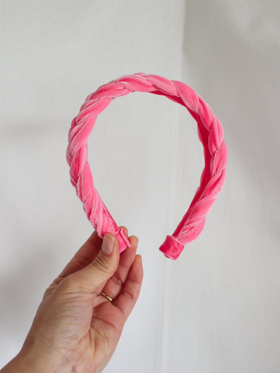 Flamingo Slim Braided Headband – JoJo Makes